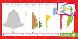 Flower Threading (teacher made) - Twinkl