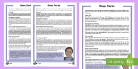 Rosa Parks Mind Map Worksheet / Worksheet (teacher made)
