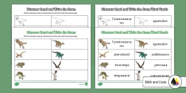 Label the Dinosaur | Kindergarten Resource | Twinkl USA