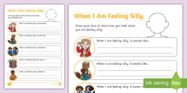 When I Am Feeling Shy...Activity Sheet (teacher made)