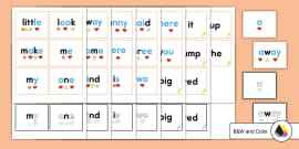 Heart Words Practice Sheets Second Grade Set 1 - Twinkl