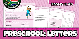 Preschool Gross Motor Development Lesson Plan - My Body