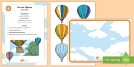 FREE! - EYFS Hot Air Balloon Craft Ideas Activity | Twinkl