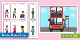 Ten Frame Bus Poster Templates - Parents - EYLF