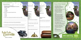 FREE! - Lyle Lyle Crocodile Colouring Pages | Sony Pictures | Twinkl