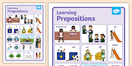 Prepositional Phrases Poster | Twinkl