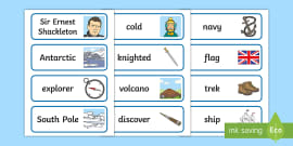KS2 Ernest Shackleton Timeline Ordering Activity - Twinkl