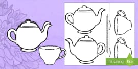 Mother's Day Teapot Card Template | Primary Craft Resources