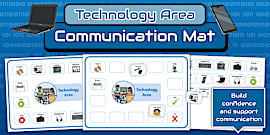 👉 Snack Area Communication Mat