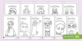 FREE! - Feeling Colouring Page Printable | Colouring Sheets