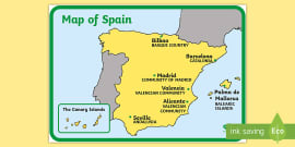 👉 KS2 Spain Word Search - Spain - KS2 (teacher made)
