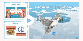 World Day of Peace Word Search (teacher made)