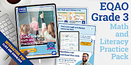 EQAO Grade 6 Math and Literacy Practice Pack
