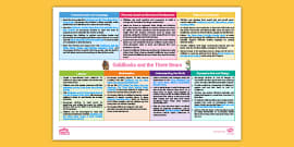 EYFS Goldilocks & the Three Bears Continuous Provision Planning
