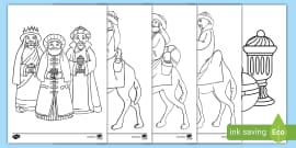 Epiphany Coloring Pages (teacher made) - Twinkl