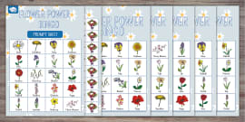 Flower Power Pairs Matching Game Printable | Twinkl Party