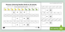 Number Bond Bus to 10 Activity (teacher made)