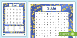 Sikhi: 5 Ks - PowerPoint and Worksheet Pack (teacher made)