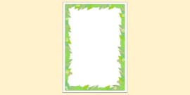 FREE! - Flower Easy Page Border for KS2 | Page Borders | Twinkl