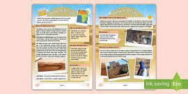The Arabian Desert Differentiated Reading Comprehension Activity