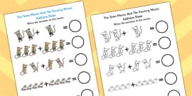 The Town Mouse and the Country Mouse Coloring Sheets - color