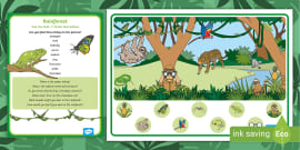 Feed the Monkey Counting Game (teacher made)