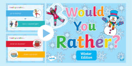 ESL Winter 'What Am I' Guessing Game Cards (teacher made)