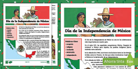 Hoja de actividad: El día de la independencia de México