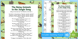 Jungle Animal Action Cards (teacher made)