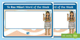 Māori Language Week Poster | Māori Language Week | Twinkl