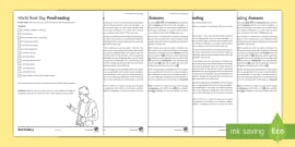 Proofreading Worksheets PDF | Primary Resources - Twinkl