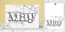 KS1 May Colouring Pages (teacher made) - Twinkl