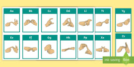 Sight Noun Words with Fingerspelling Flashcards - Twinkl
