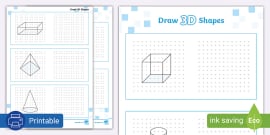 3D Shape Nets - Primary Maths Resource - Shapes Nets