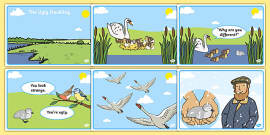 KS1 The Ugly Duckling Differentiated Reading Comprehension Activity