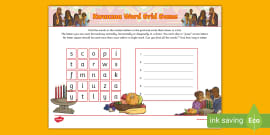 Hyenas Word Grid Game (teacher made) - Twinkl