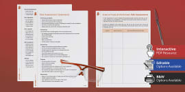 What is a Risk Assessment? (Primary School Risk Assessment Examples)