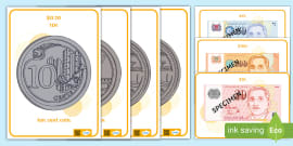 Singapore Money - Coins and Value (Hecho por educadores)