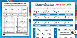 Winter Olympics Science: Sliding Sports Activity - Twinkl