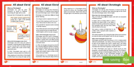 Christingle Display Poster (teacher made)