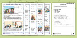 LKS2 Mother's Day Differentiated Reading Comprehension Activity