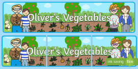 Olivers Vegetables - Story Sequencing Cards (teacher made)