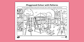 ESL Labelling Activity: What's on the Playground? [Kids, A1]