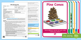 Mark Making with Natural Materials Display Posters - Twinkl