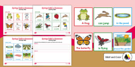 My Spring Five Senses PowerPoint & Google Slides for K-2nd Grade