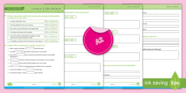 ESL Curriculum Level 6, Lesson 3 Worksheet (teacher made)