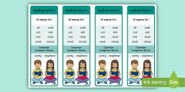 Adding ing and ed Bookmarks - Primary Resources - Twinkl