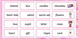 Valentine's Day Word Mat (teacher made)