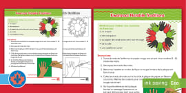 Kwanzaa Wreath Craft for Kids | Twinkl USA (Teacher-Made)