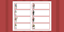 Flower Drawer Peg Name Labels (teacher made) - Twinkl